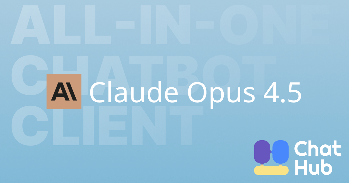 Claude Opus 4.1 | ChatHub