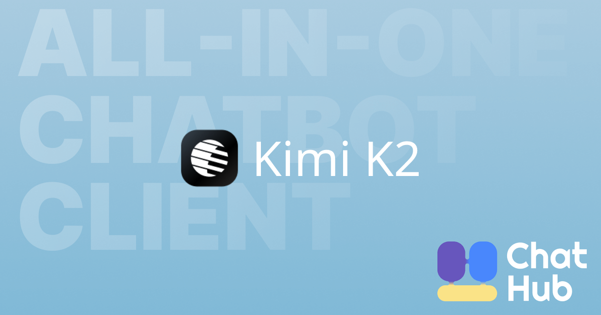 Kimi K2 | ChatHub